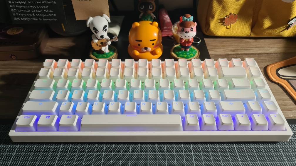 White Pudding Keycap OEM Profile PBT Mechanical Keyboard Keycaps 115 ...