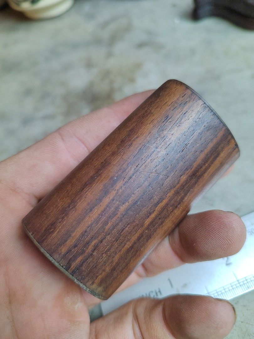 Wooden snuff box with brass inlay, Hobbies & Toys, Collectibles ...