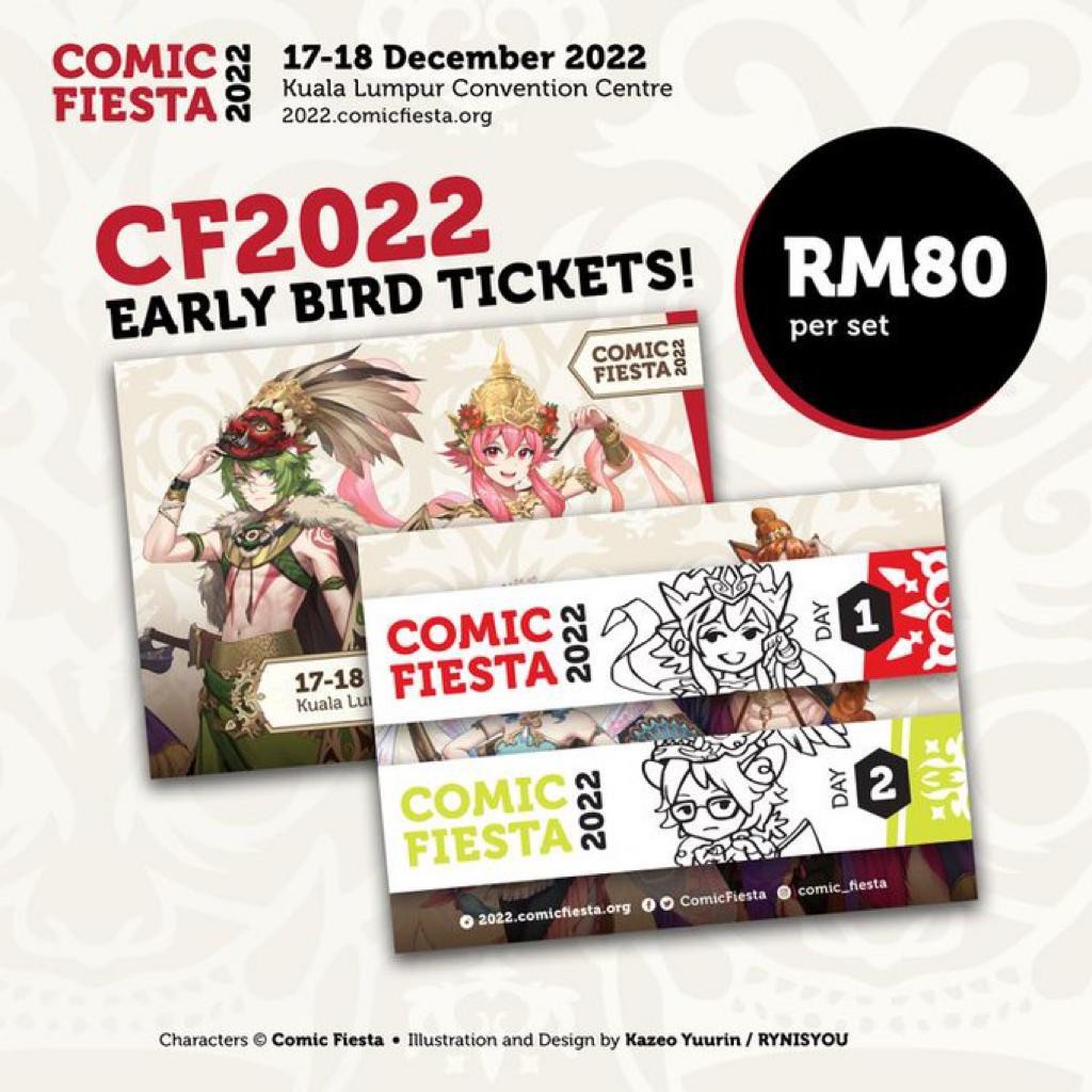 WTB COMIC FIESTA DAY 1 TICKET CF2022, Hobbies & Toys, Toys & Games on ...