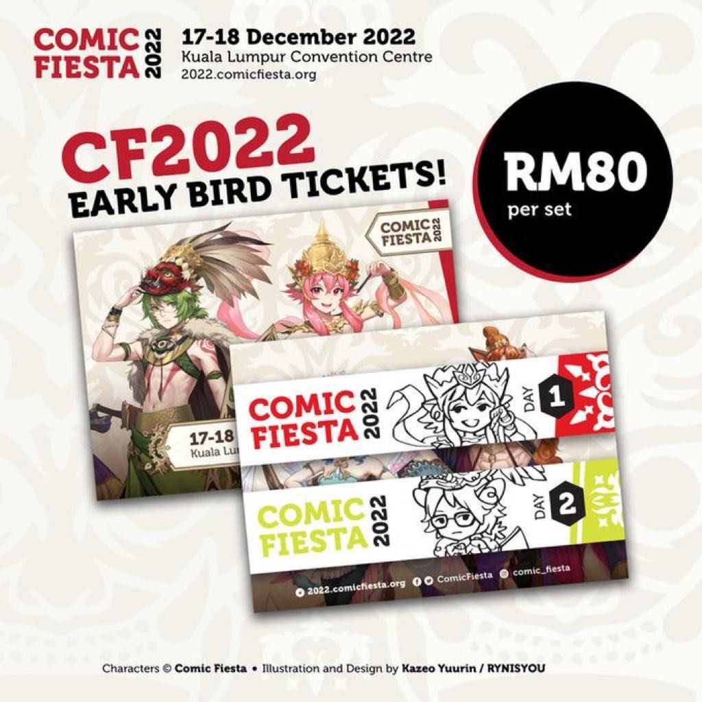 WTB COMIC FIESTA DAY 1 TICKET CF2022, Hobbies & Toys, Toys & Games on Carousell
