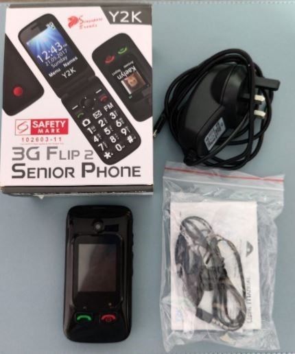 Y2K Senior Phone (3G Flip phone)-Used, Mobile Phones & Gadgets, Mobile ...