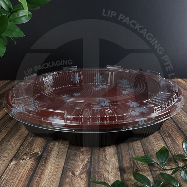 Yusheng Box / Premium Yu Sheng Box with Transparent Lid / Platter Tray ...