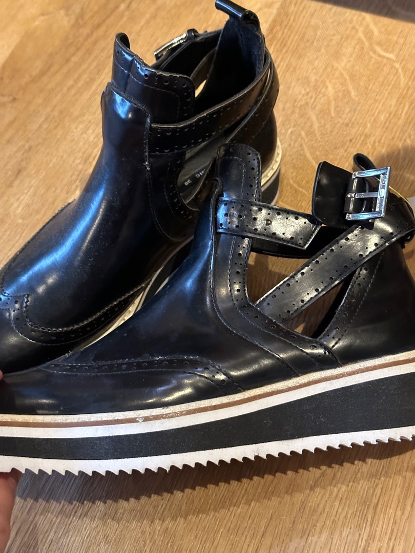 Zara basic see through baroque booths, Women's Fashion, Footwear, Boots ...