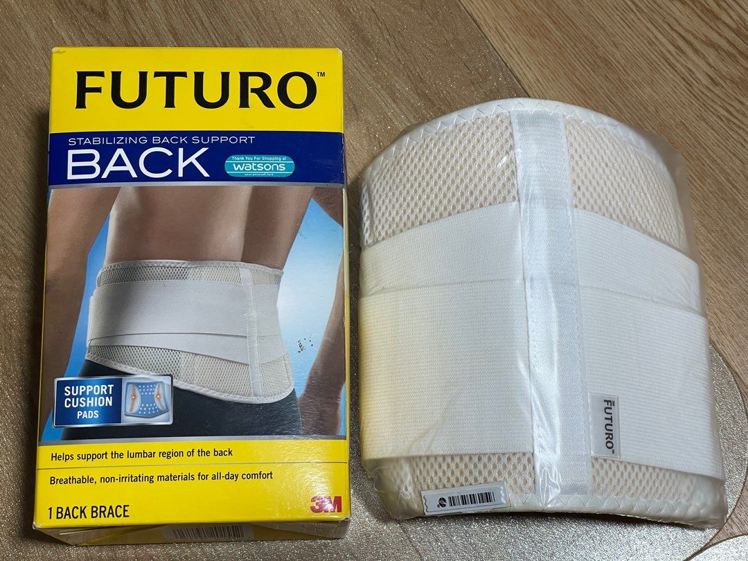 3M Futuro Back Brace (Size S-M), Health & Nutrition, Braces, Support ...