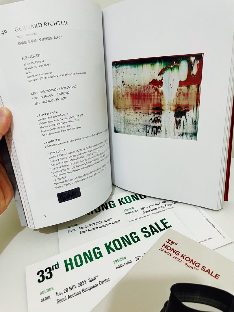 草間彌生 YAYOI KUSAMA 1億名畫卡 , Seoul Auction, 33rd HK sale booklet, 興趣及遊戲 ...