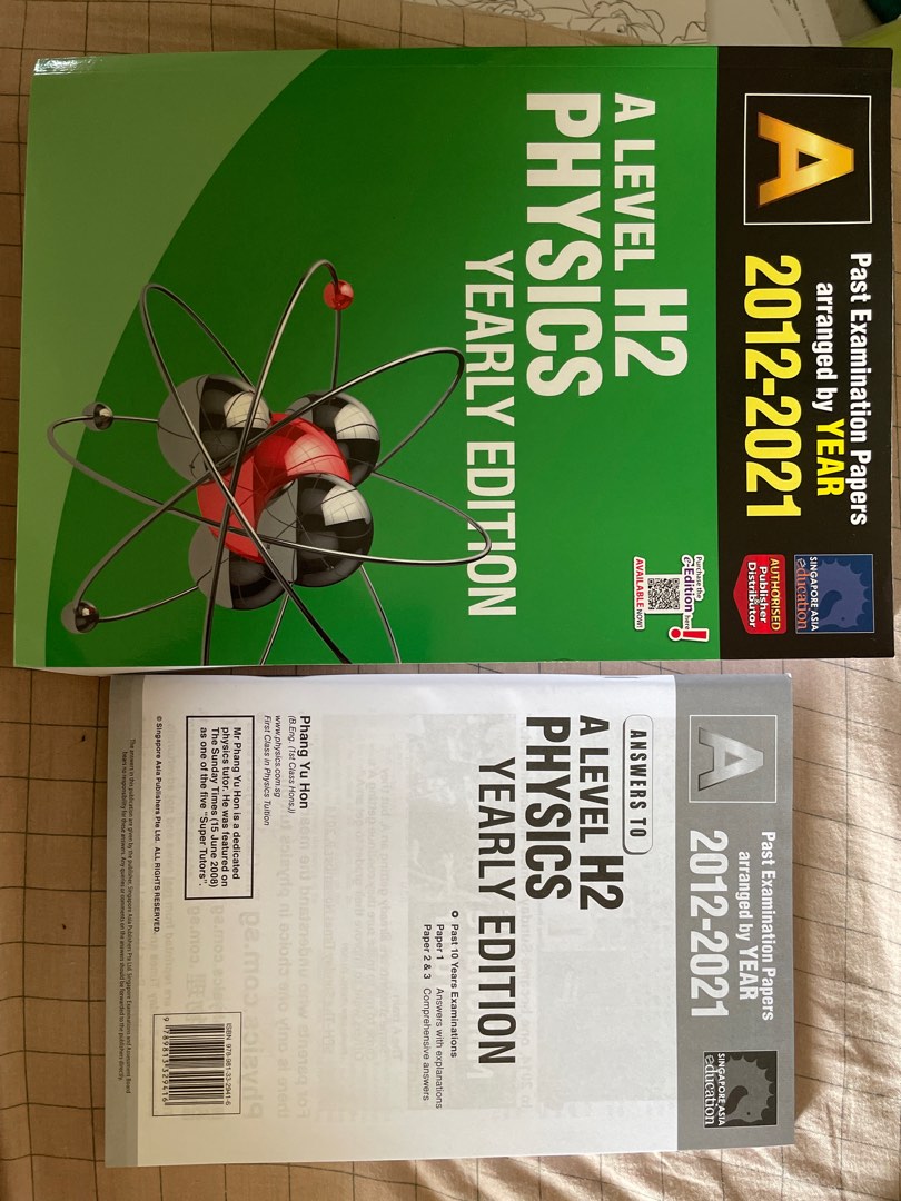 A Level H2 Physics Yearly Tys 2012 2021 Answer Hobbies Toys Books