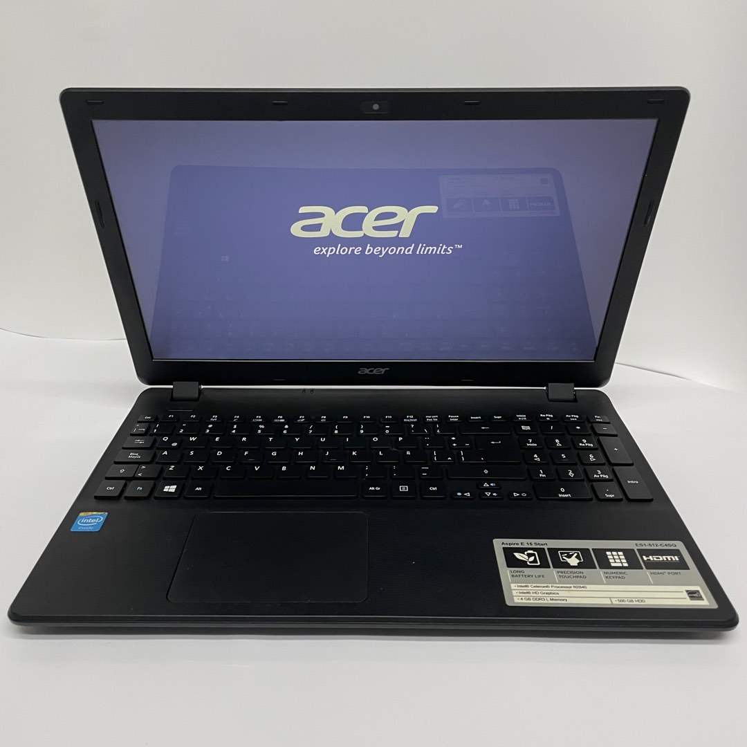 Acer Laptop intel processor # Ram 4GB # SSD 128GB # Big Screem 15.6 ...