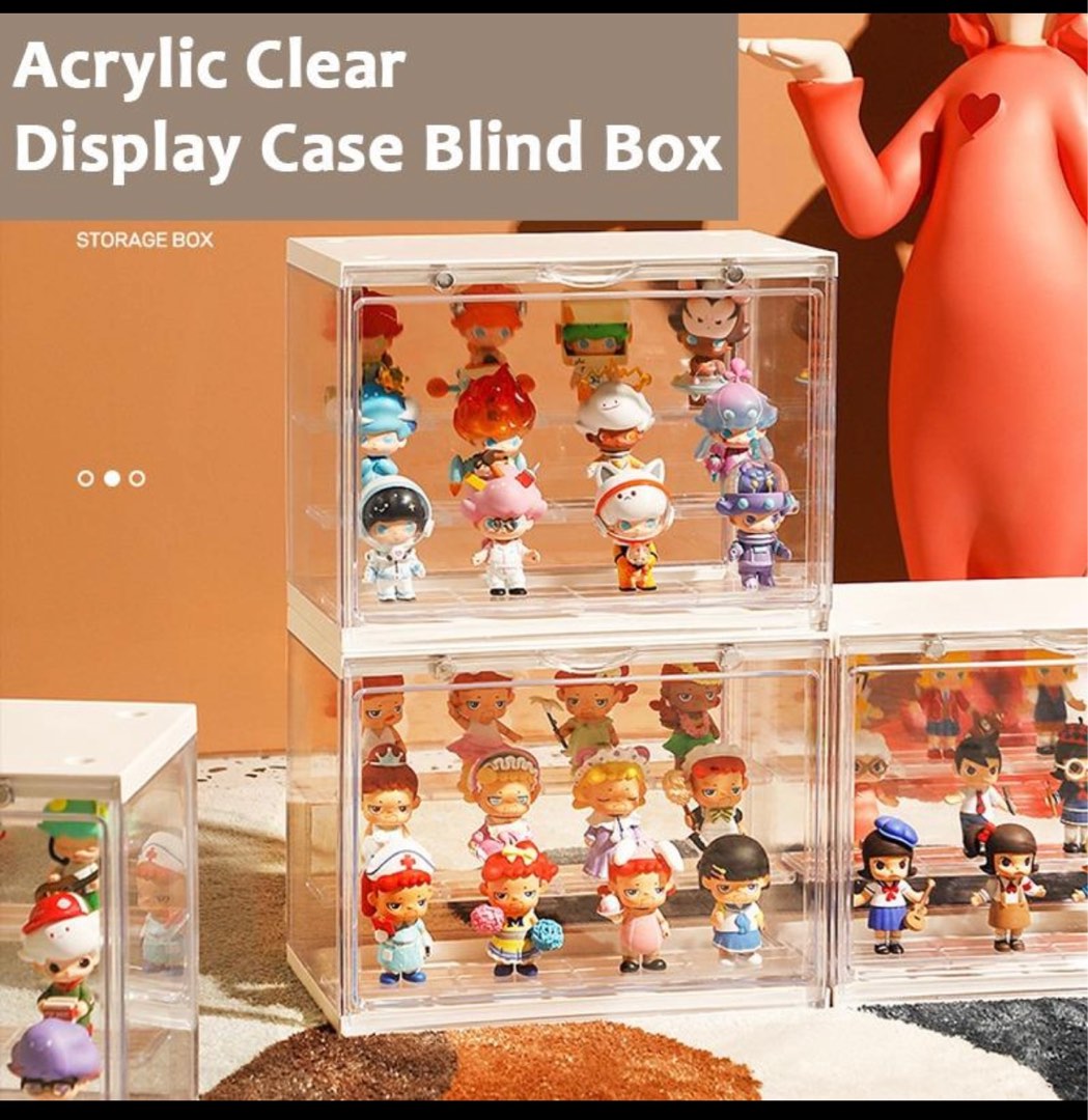Acrylic Clear Display Case for Blind Box Figurings, Hobbies & Toys ...