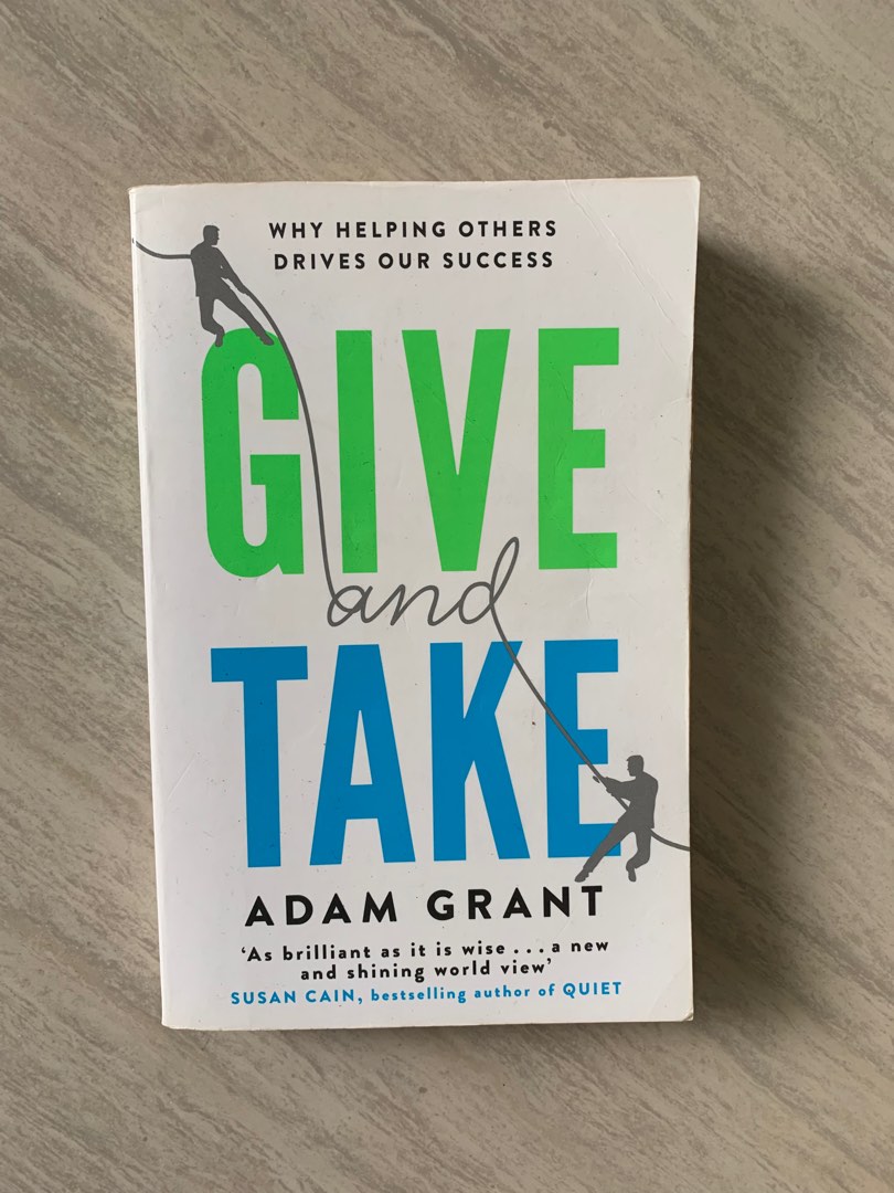 Adam Grant | Give and Take, Hobbies & Toys, Books & Magazines, Fiction ...