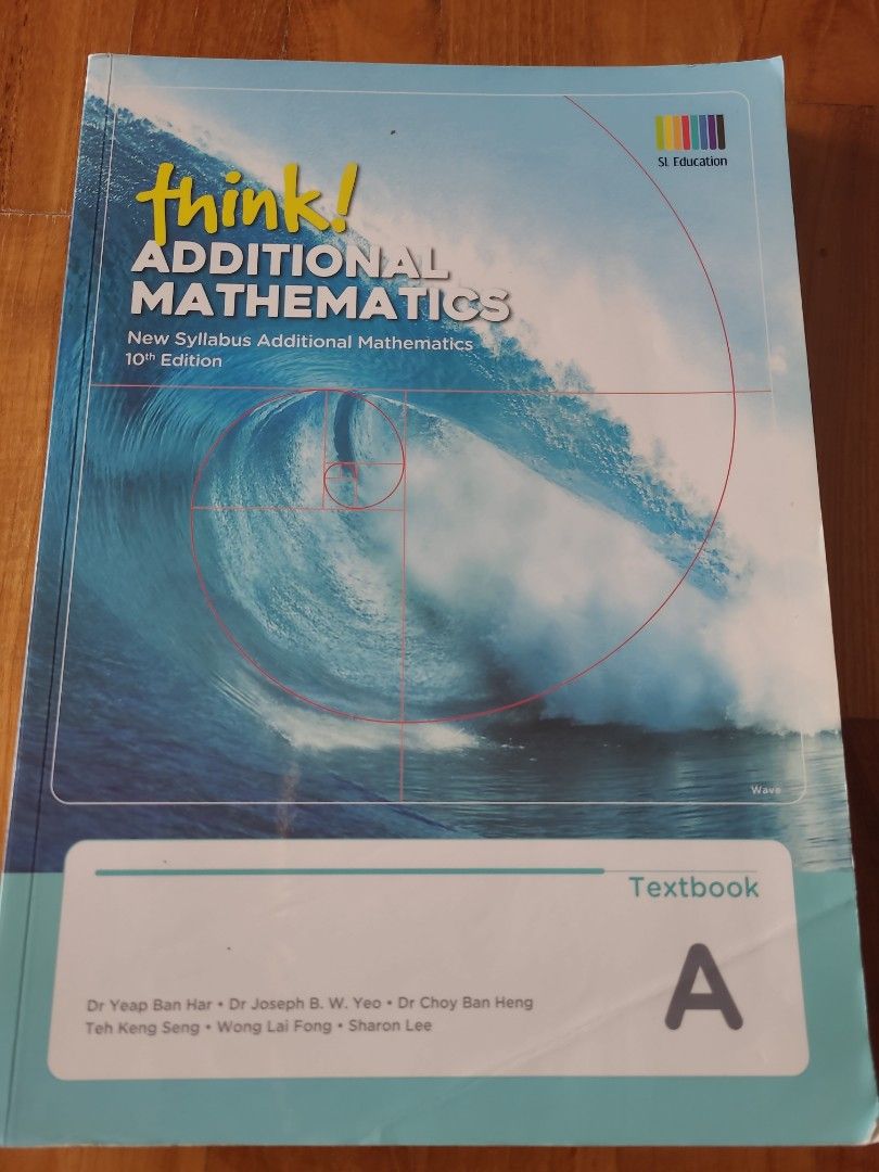 Additional Mathematics textbook A, 10th edition, Hobbies & Toys, Books ...
