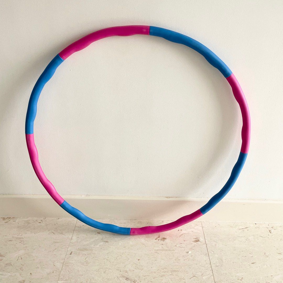 Almost New Foam Detachable Hula Hoop, Sports Equipment, Exercise ...