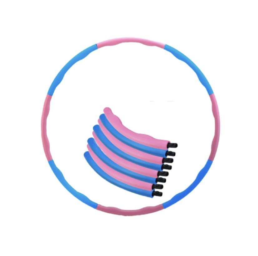 Almost New Foam Detachable Hula Hoop, Sports Equipment, Exercise ...