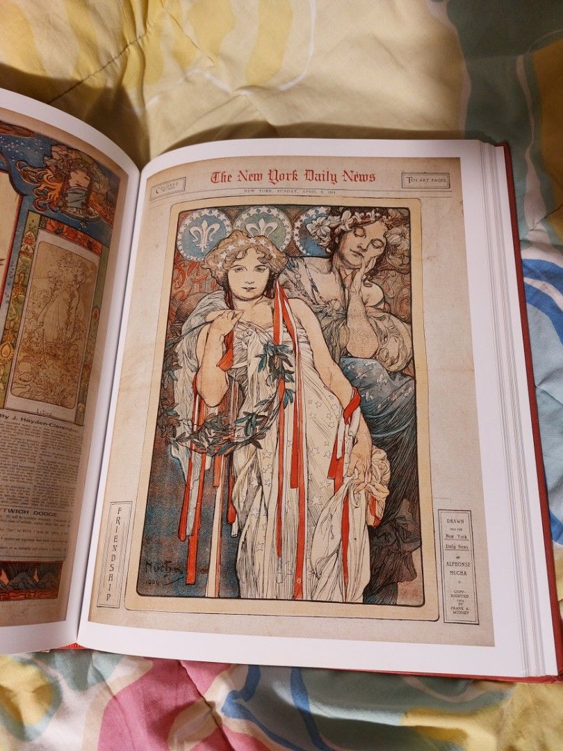 Alphonse Mucha book (ART & biography) Hardcover, Hobbies & Toys, Books & Magazines, Fiction ...