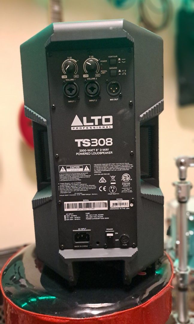 Alto TS308 2000watts active speaker/monitor, Audio, Soundbars, Speakers & Amplifiers on Carousell