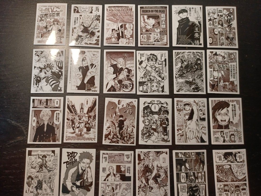 Anime Manga Panel Black and White coloured stickers aot jjk spy family ...