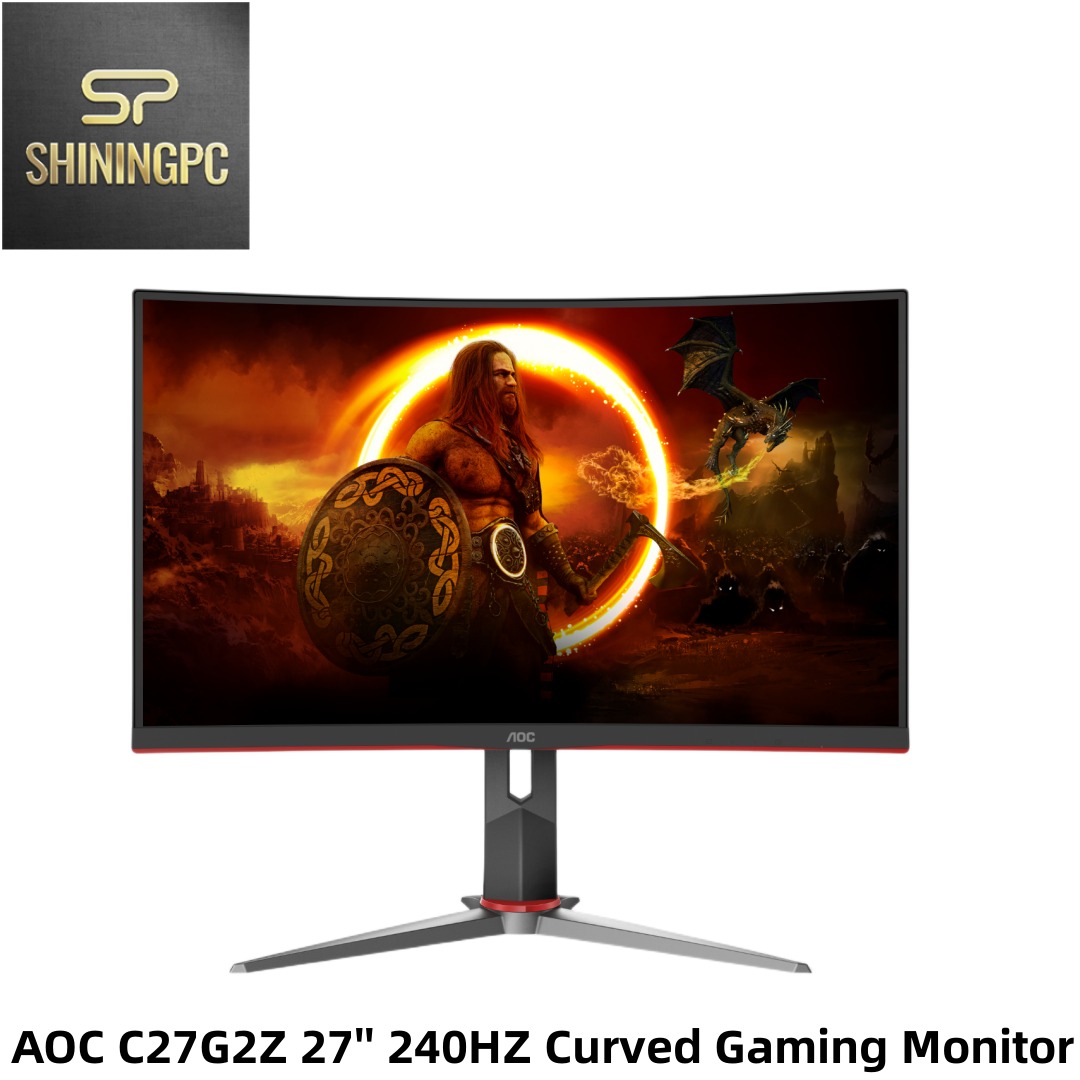 AOC C27G2Z 27Inch Curved 240hz 0.5ms 1080P Gaming Monitor, Computers ...