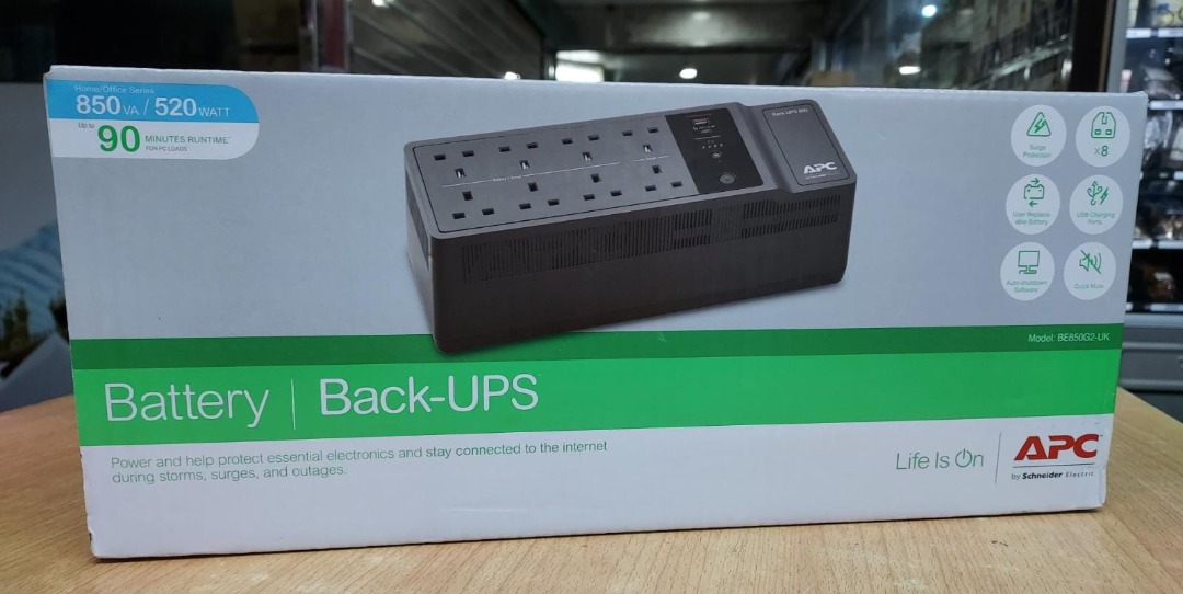 APC BE850G2-UK BACKUP UPS, 電腦＆科技, 商務用科技產品 - Carousell