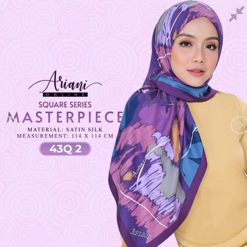 Ariani Inspired Square Satin, Women's Fashion, Muslimah Fashion, Hijabs ...