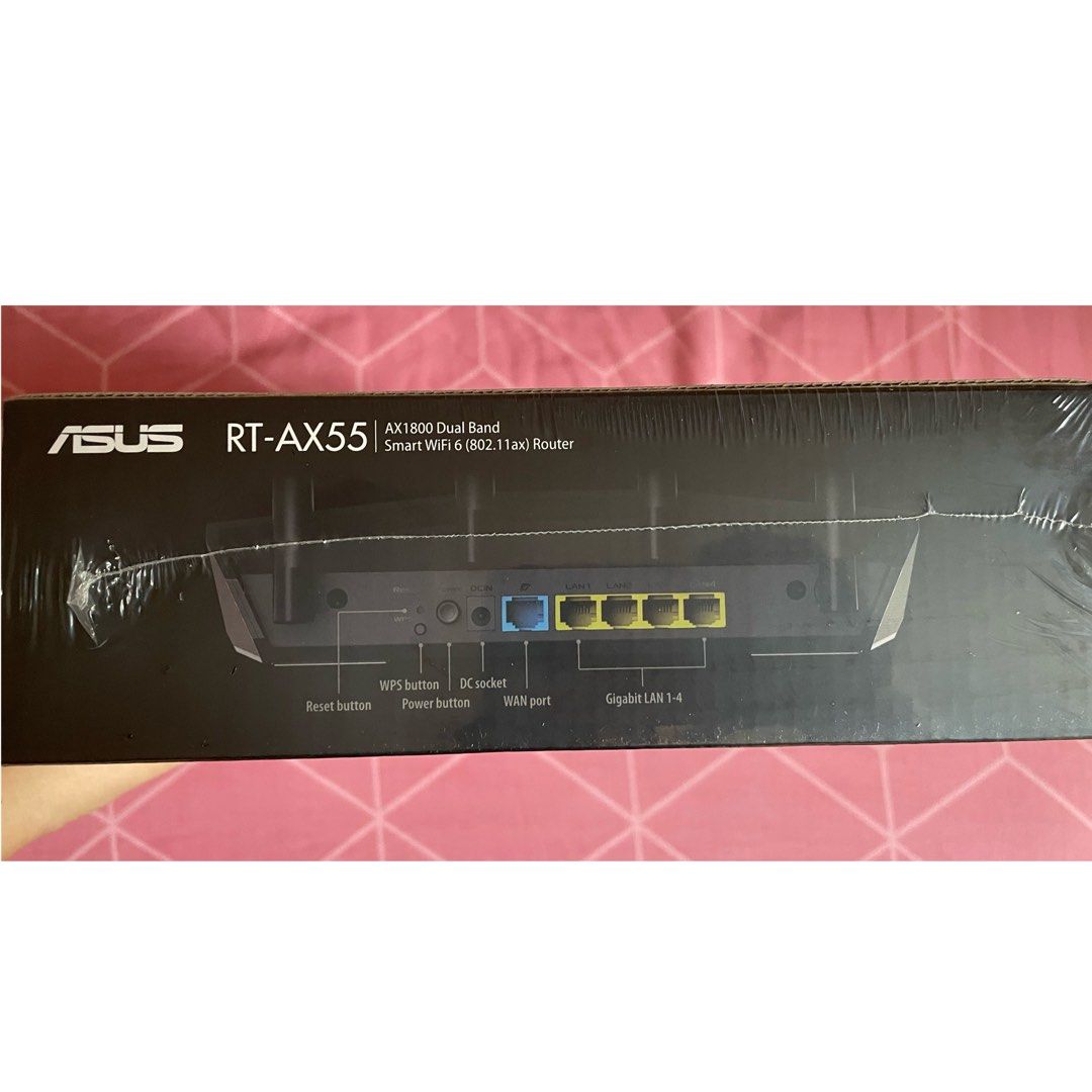 Asus AX1800 Dual Band RT-AX55 Smart Wifi 6 Router, Computers & Tech ...