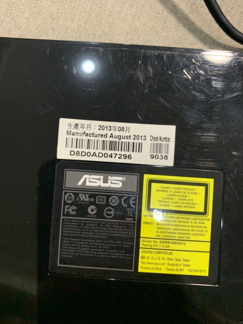 ASUS DVD reader, Computers & Tech, Parts & Accessories, Other ...