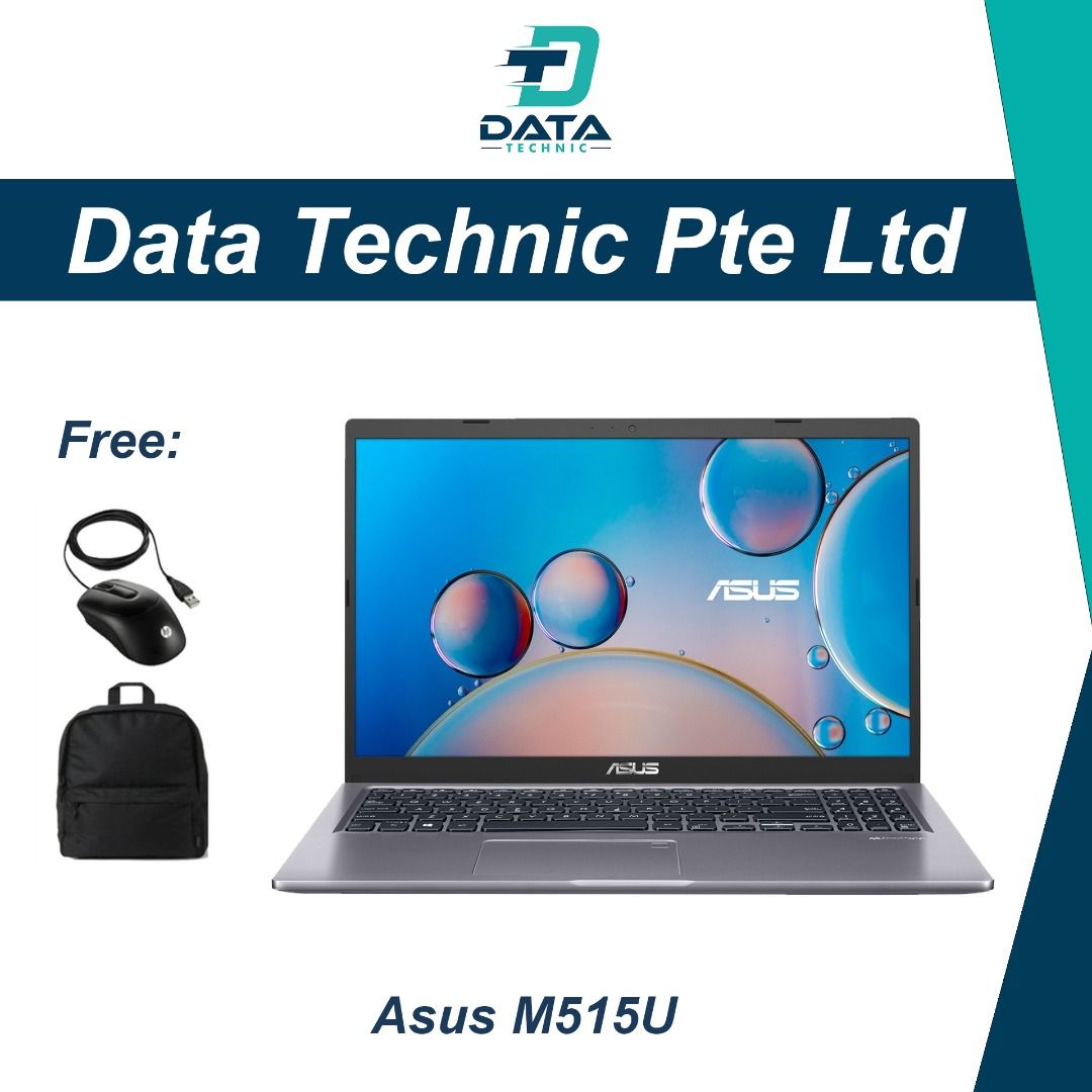 Brand new ASUS M515U 15.6" HD Display / AMD R5-5500U / 1TB HDD + 256GB ...