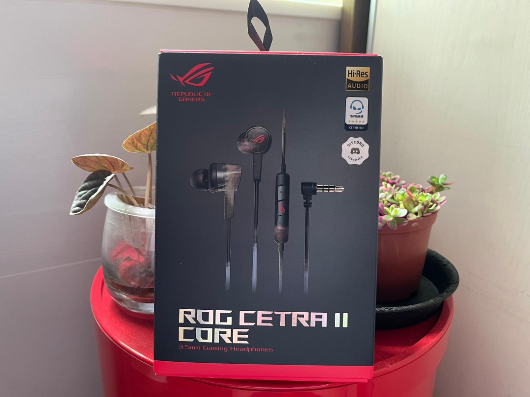 Asus ROG CETRA II Core 3.5mm Gaming Headphones, 電腦＆科技, 電腦周邊及配件, 電腦周邊產品 ...