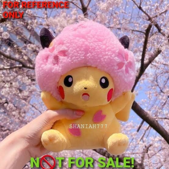 Authentic POKEMON CENTER SAKURA AFRO Pokemon Yurutto Pikachu Plush Doll ...