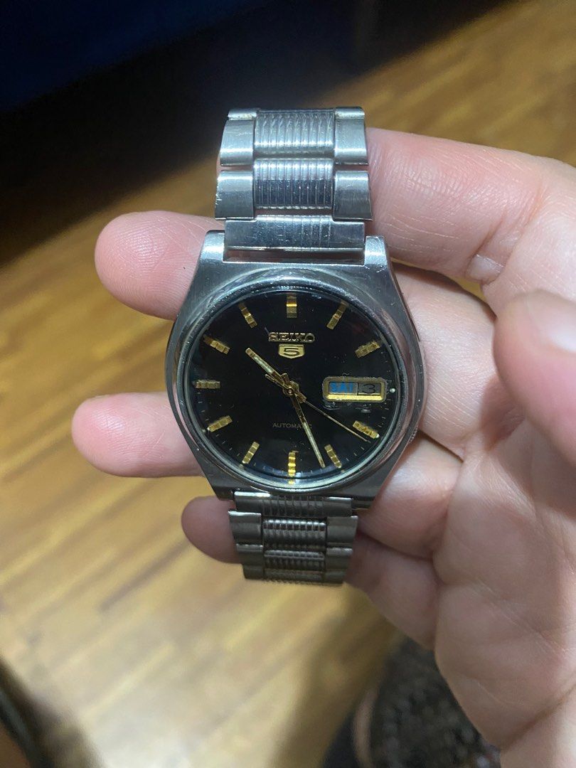 Authentic Seiko 5 Automatic Mens Watch, Men's Fashion, Watches ...