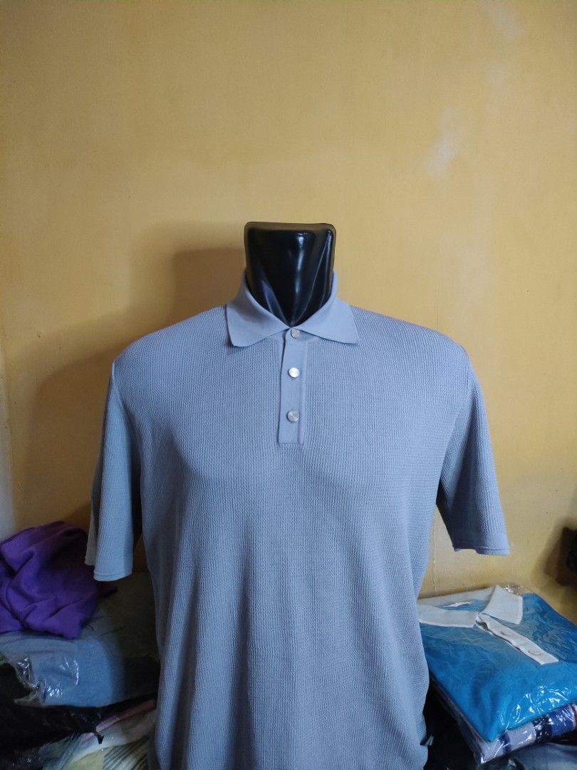 BAJU POLO RAJUT FILA GOLF, Fesyen Pria, Pakaian , Atasan di Carousell
