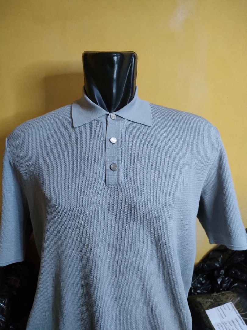 BAJU POLO RAJUT FILA GOLF, Fesyen Pria, Pakaian , Atasan di Carousell