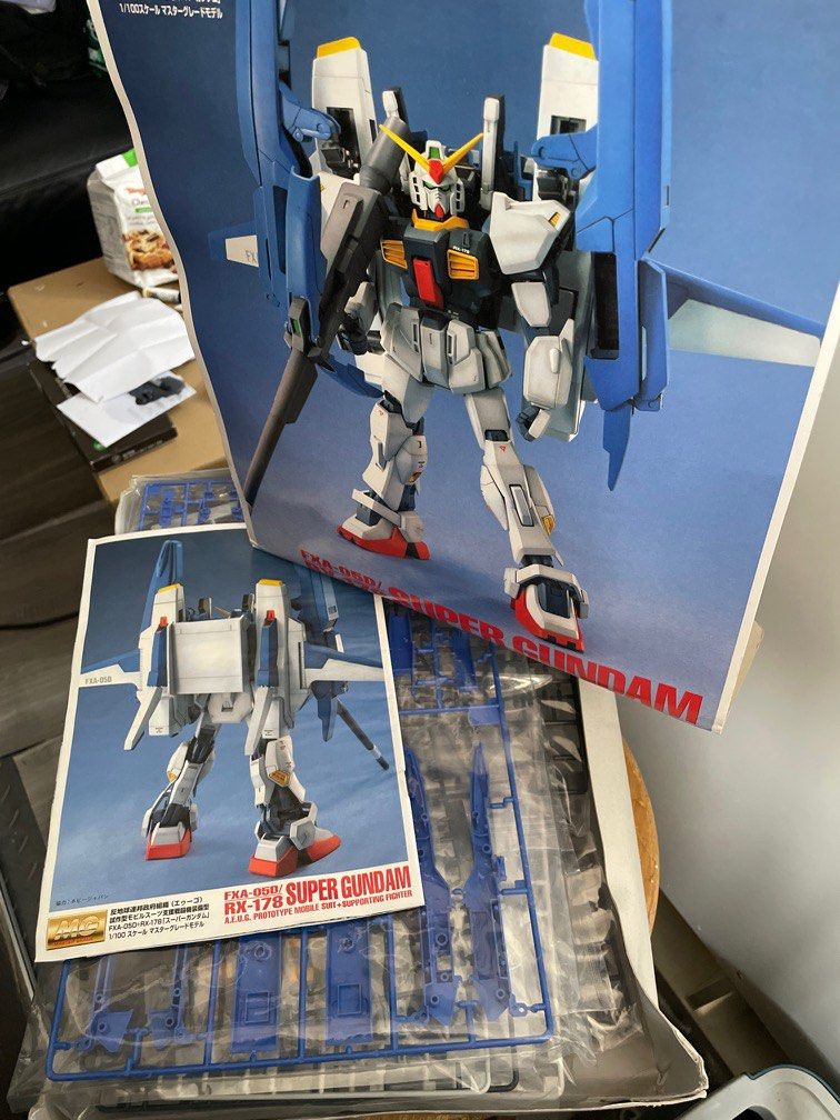 Bandai MG FXA-05D RX-178 super Gundam 高達 殘盒, 興趣及遊戲, 玩具 & 遊戲類 - Carousell