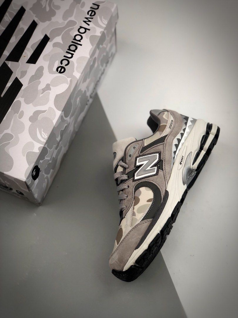 BAPE X NEW BALANCE 2002R ‘APES TOGETHER STRONG - GREY CAMO’, Luxury ...