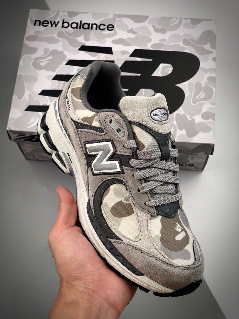BAPE X NEW BALANCE 2002R ‘APES TOGETHER STRONG - GREY CAMO’, Luxury ...
