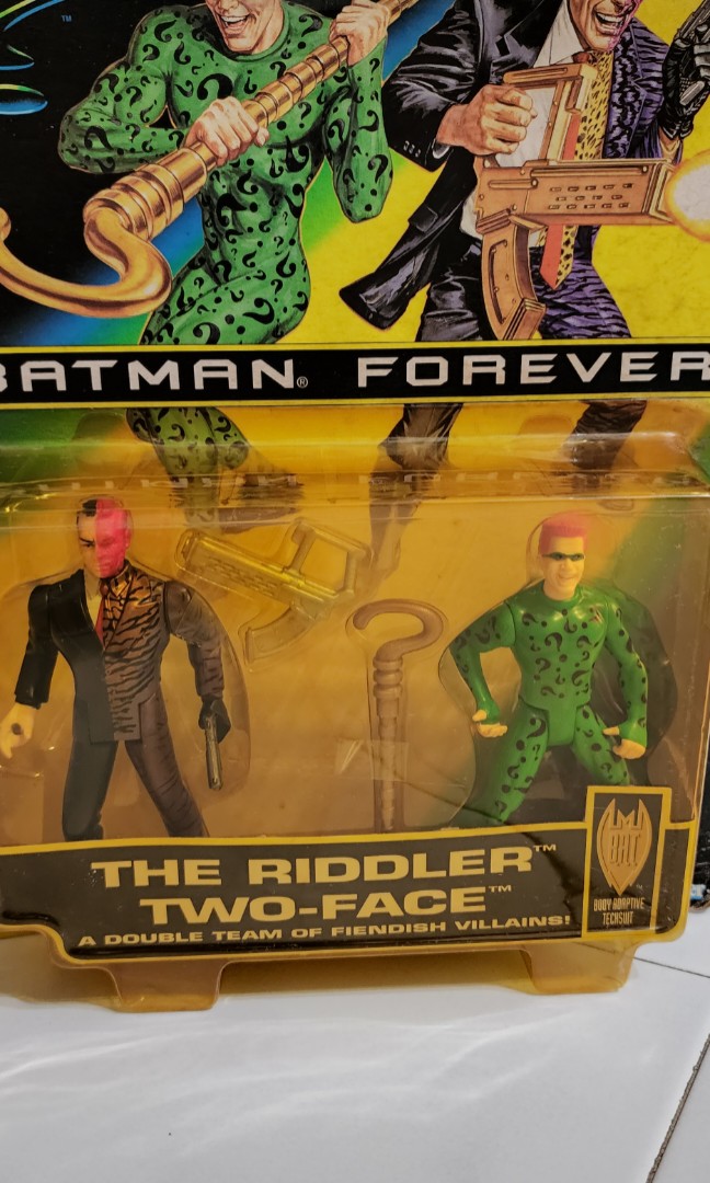 Batman Forever Riddler and Two-face 2-pack Action Figure Set, Hobbies ...