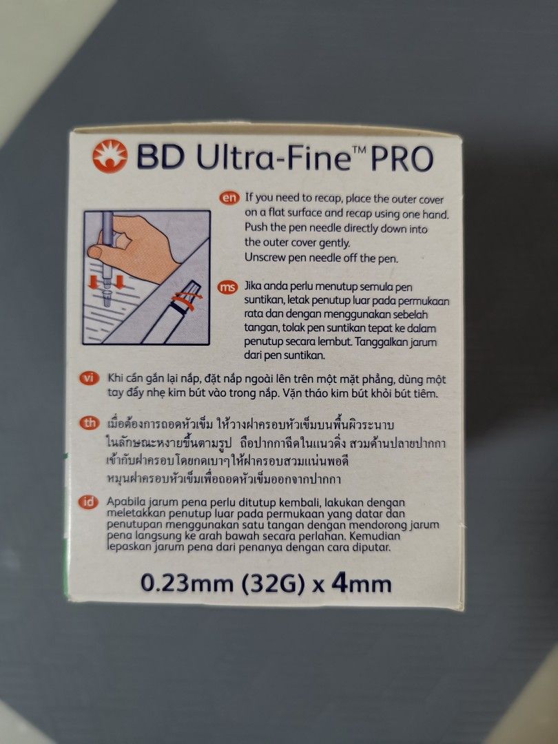 BD Ultra Fine PRO 4mm, Health & Nutrition, Medical Supplies & Tools on Carousell