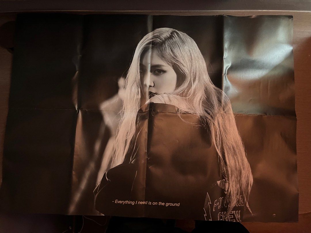 blackpink rose poster, Hobbies & Toys, Memorabilia & Collectibles, K ...