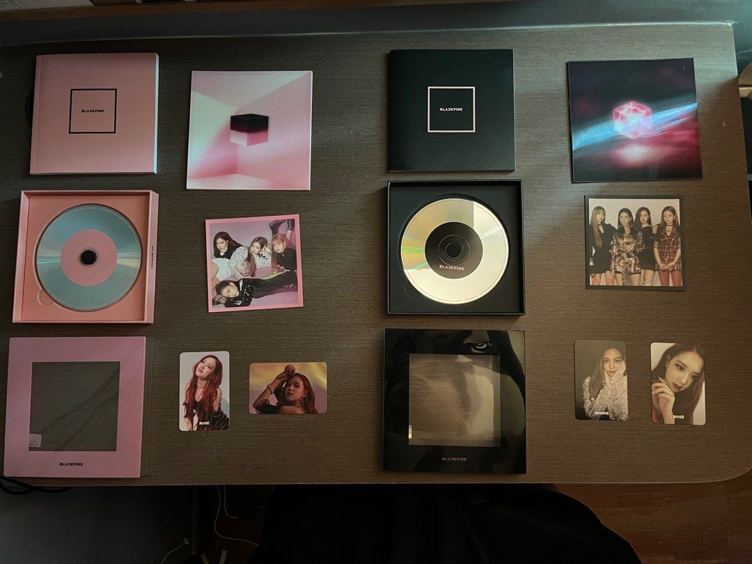 Blackpink square up albums (black and pink versions), Hobbies & Toys ...