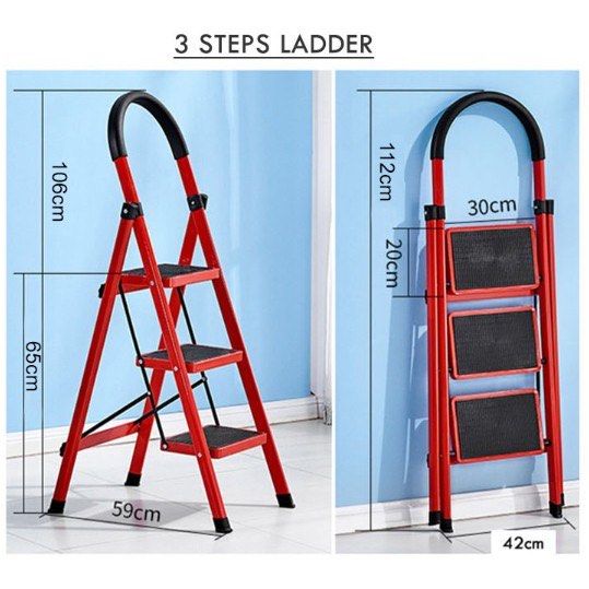 BN 3/4/5 Steps Ladder, Furniture & Home Living, Home Improvement ...
