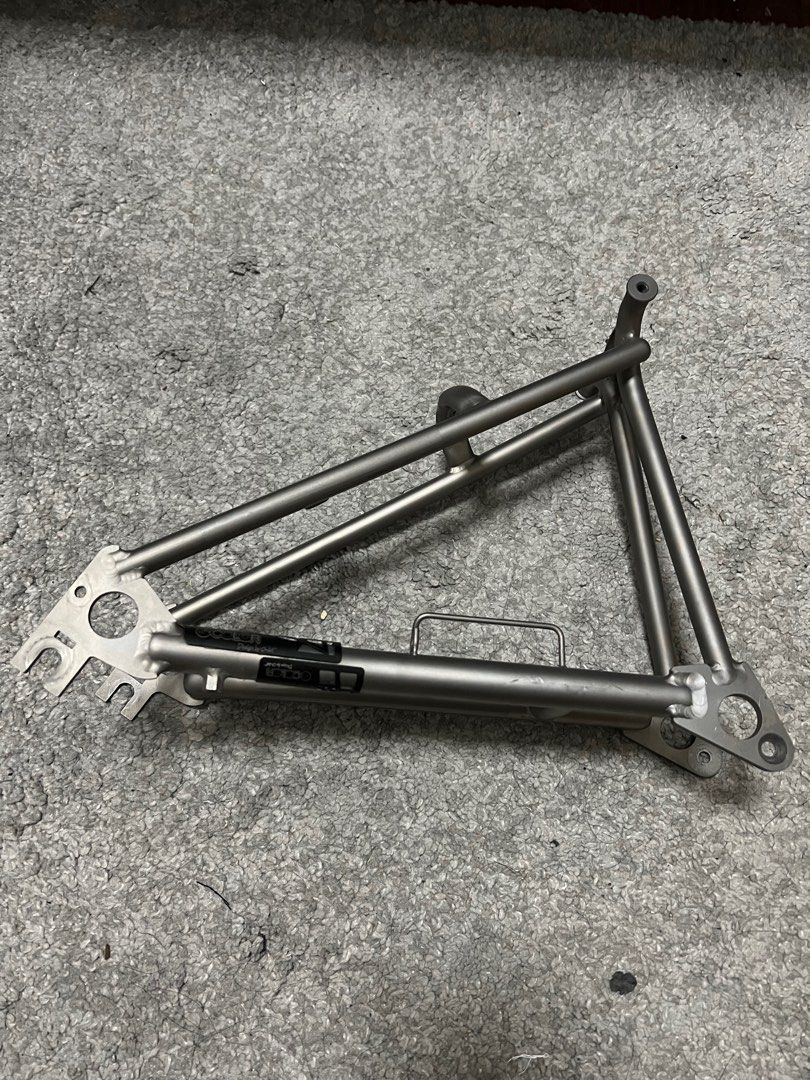 Brompton Original Superlight Titanium Fork & Triangle, Sports Equipment ...