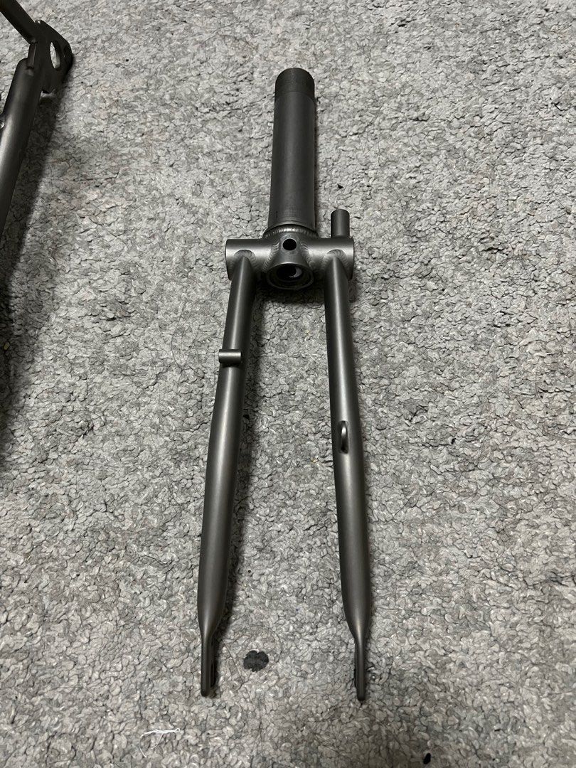 Brompton Original Superlight Titanium Fork & Triangle, Sports Equipment ...