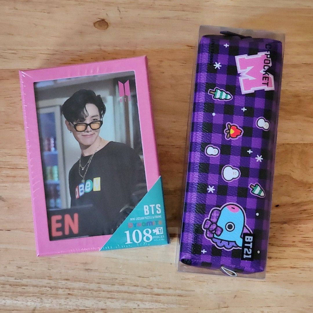 BTS Jhope Hobi Puzzle and BT21 Mang Case, Hobbies & Toys, Memorabilia ...