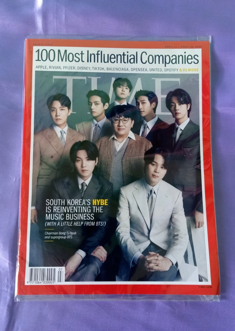 BTS Time Magazine with Bang PD cover, Hobbies & Toys, Memorabilia ...