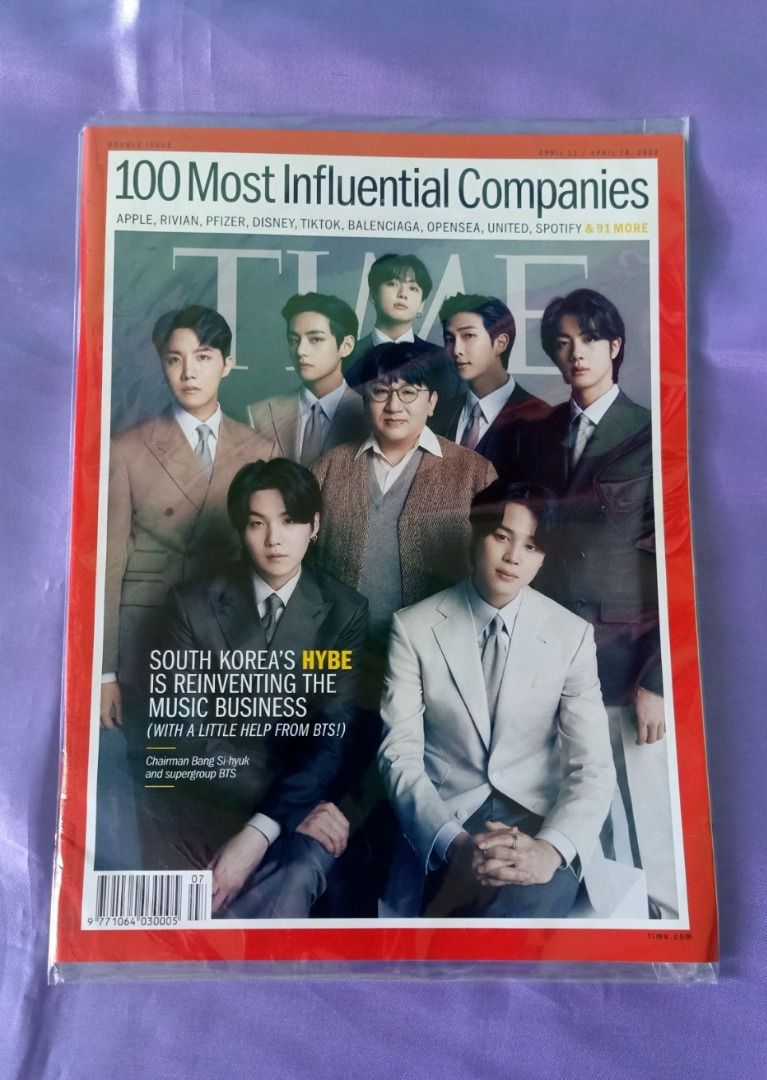 BTS Time Magazine with Bang PD cover, Hobbies & Toys, Memorabilia ...