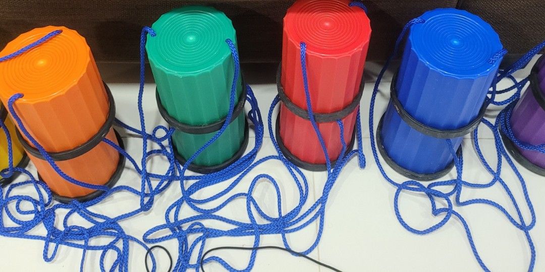 Bucket stilts, Hobbies & Toys, Toys & Games on Carousell