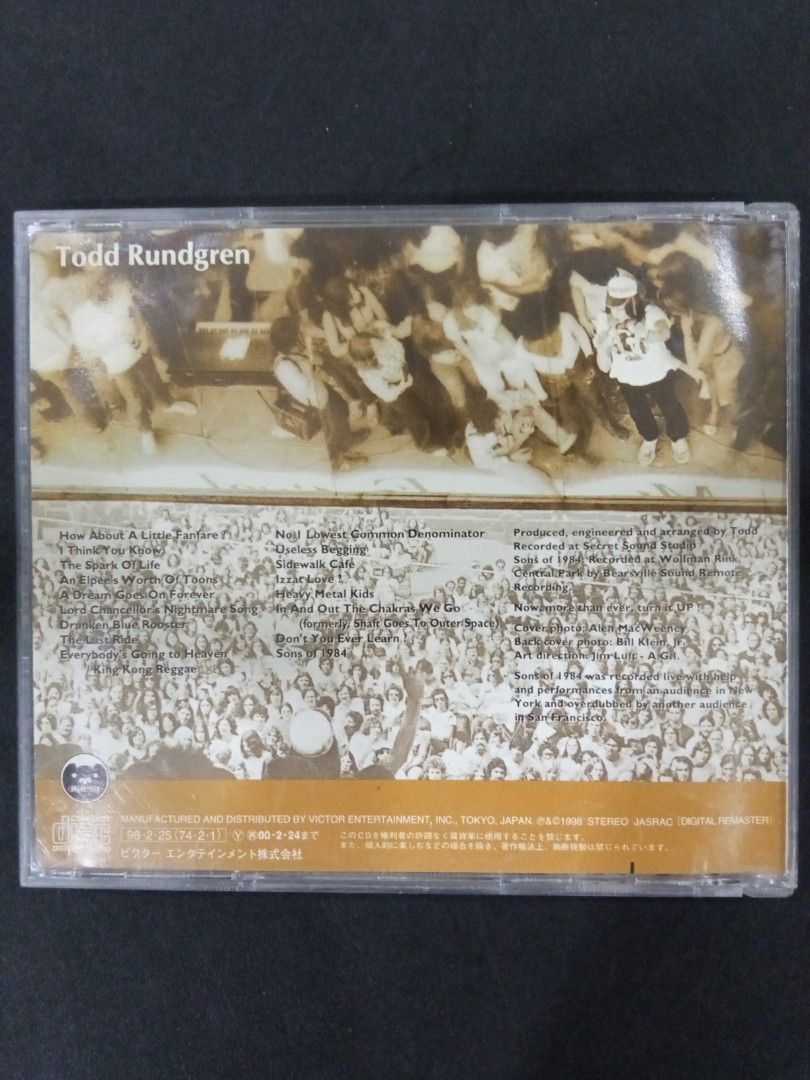 CD Todd Rundgren - Todd, Hobbies & Toys, Music & Media, CDs & DVDs on ...