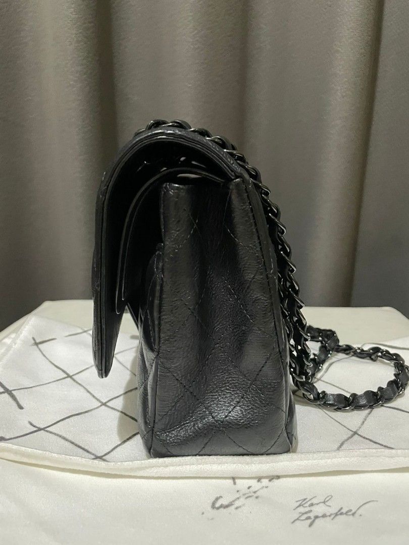 Chanel medium classic flap calfskin, Luxury, Bags & Wallets on Carousell