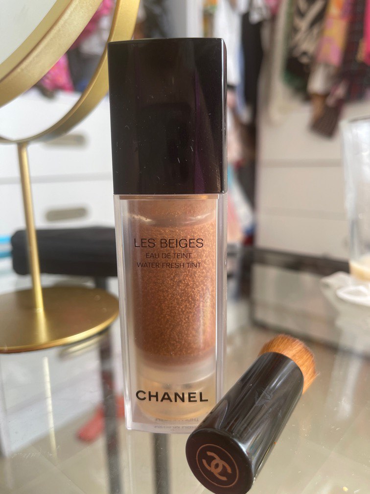 Chanel water fresh tint in medium light with brush, Beauty & Personal ...