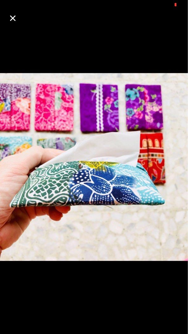 CHOPE! Batik Tissue Holder Handmade in Singapore, Hobbies & Toys ...
