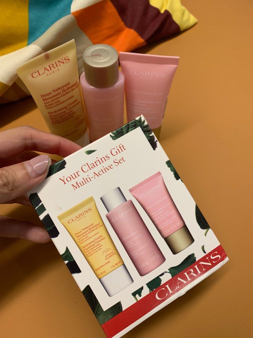 Clarins Gift Set, Beauty & Personal Care, Face, Face Care on Carousell
