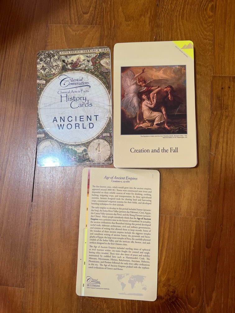 Classical Conversations History Cards, Hobbies & Toys, Books ...
